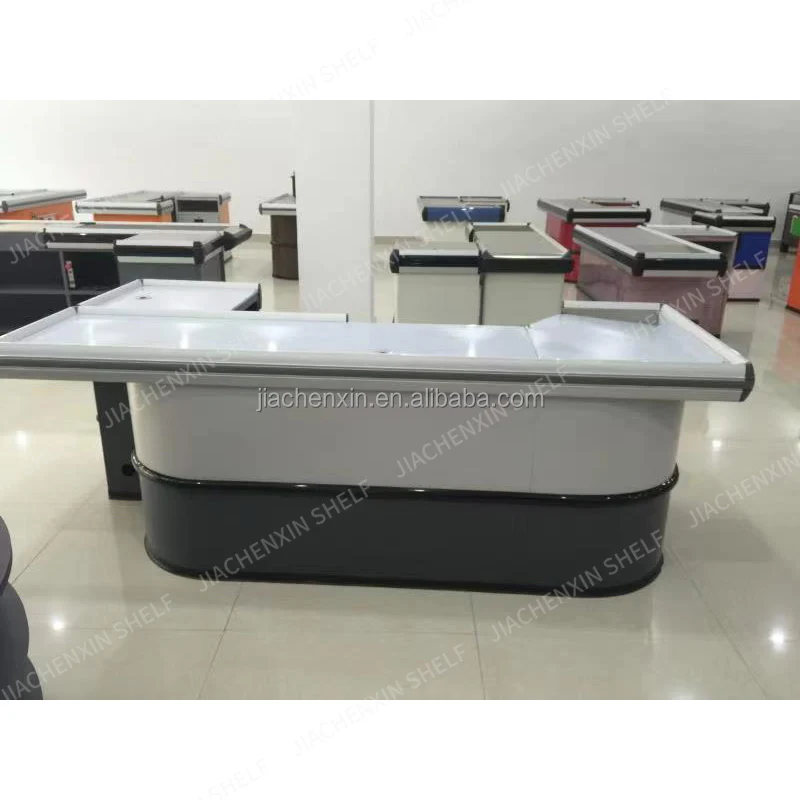 Modern Design Retail Shop Supermarket Cash Counter Table