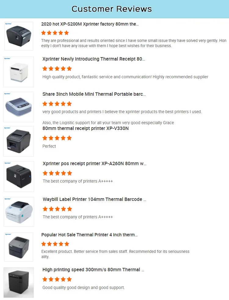 Xprinter XP-427B 4 Inch 203 300 Dpi USB Smart Label Printer Express ...
