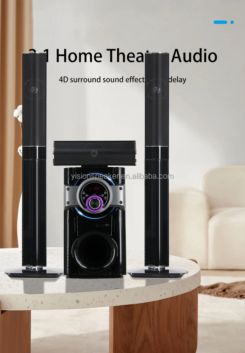 3.1 Speaker System - Home Theatre with 4D Surround Sound