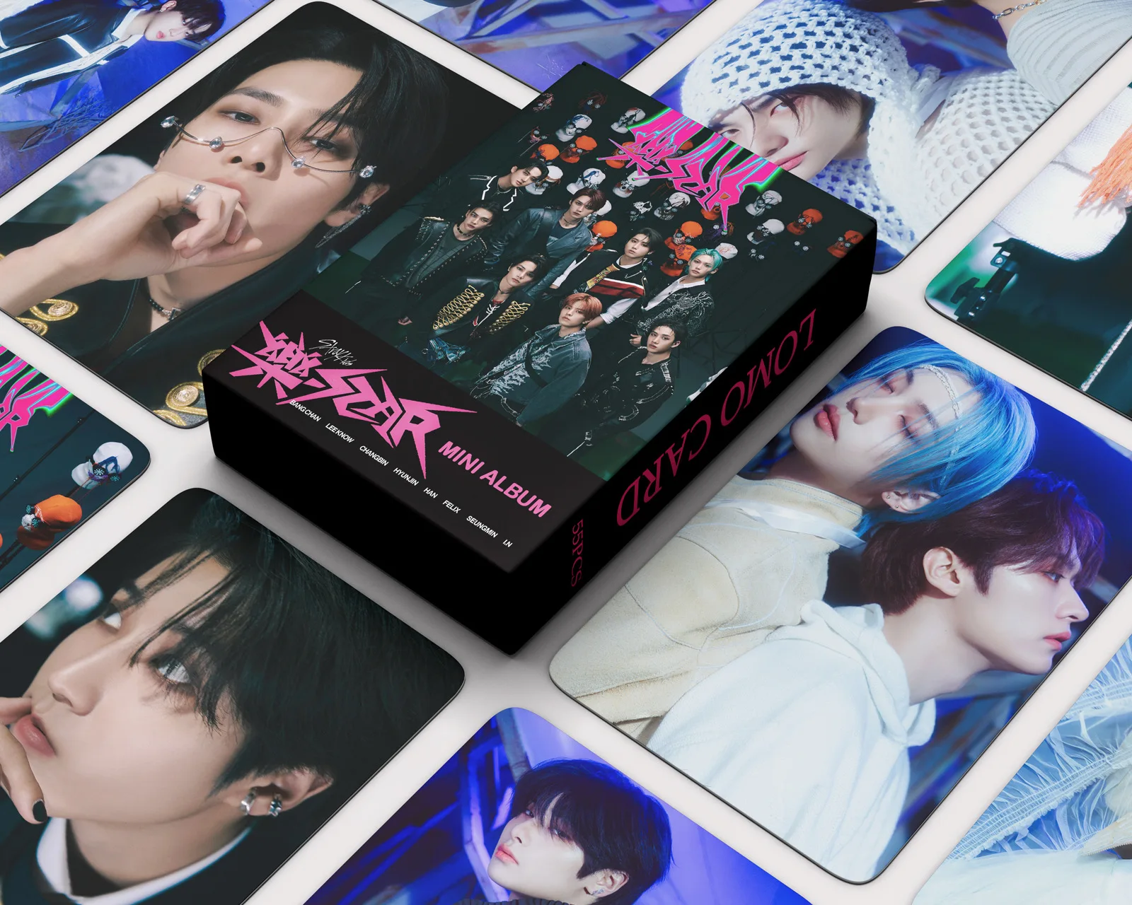 55pcs/set Wholesale Kpop Stray Kids Star Lomo Card Photo Card - Buy ...