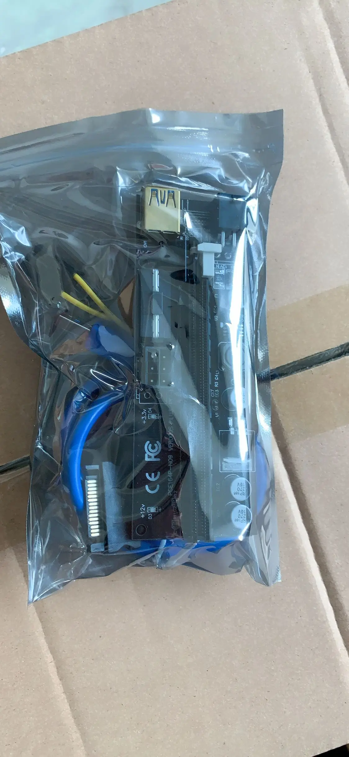 Newest Ver009s 6pin Pcie X1 To X16 Riser 6 Pin V009s Pcie Riser Card ...