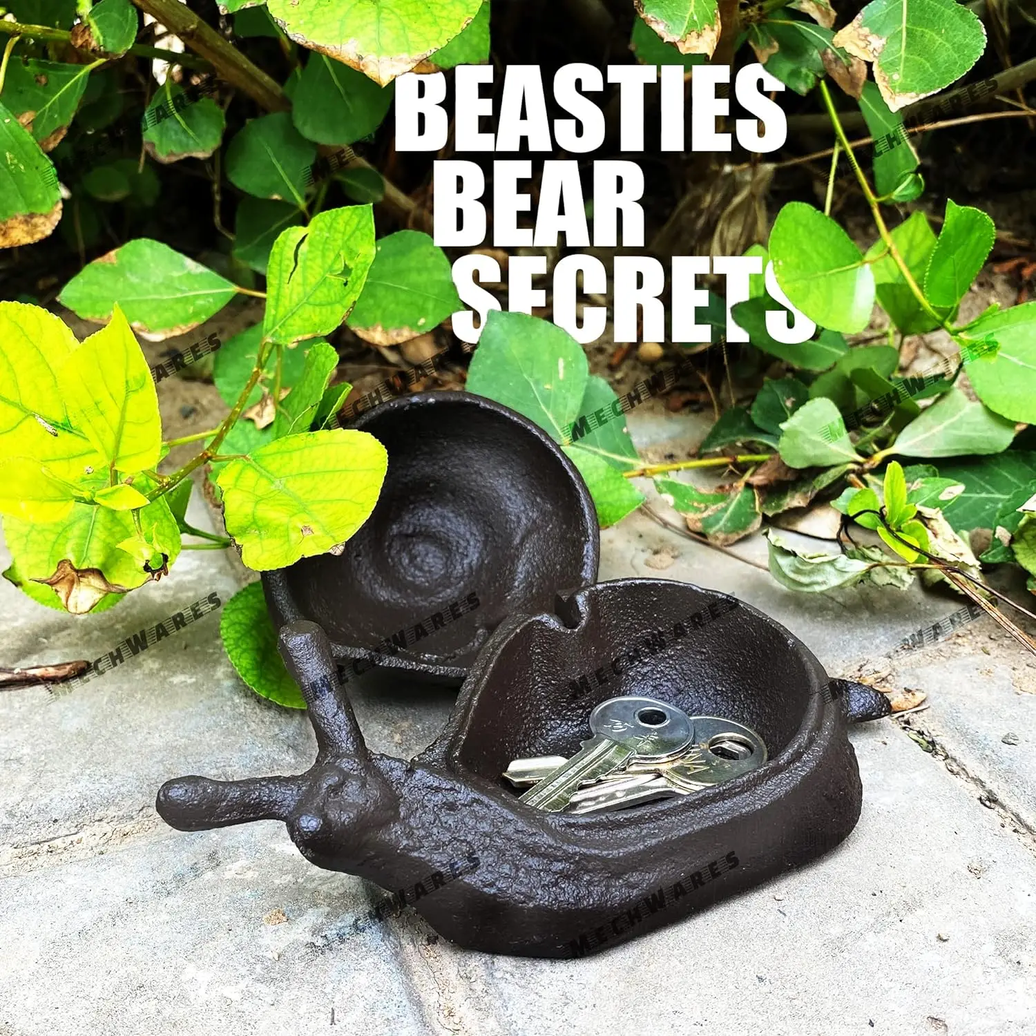 Cast Iron Key Box,Garden Decorations For Hide-key,Cast Iron Garden ...