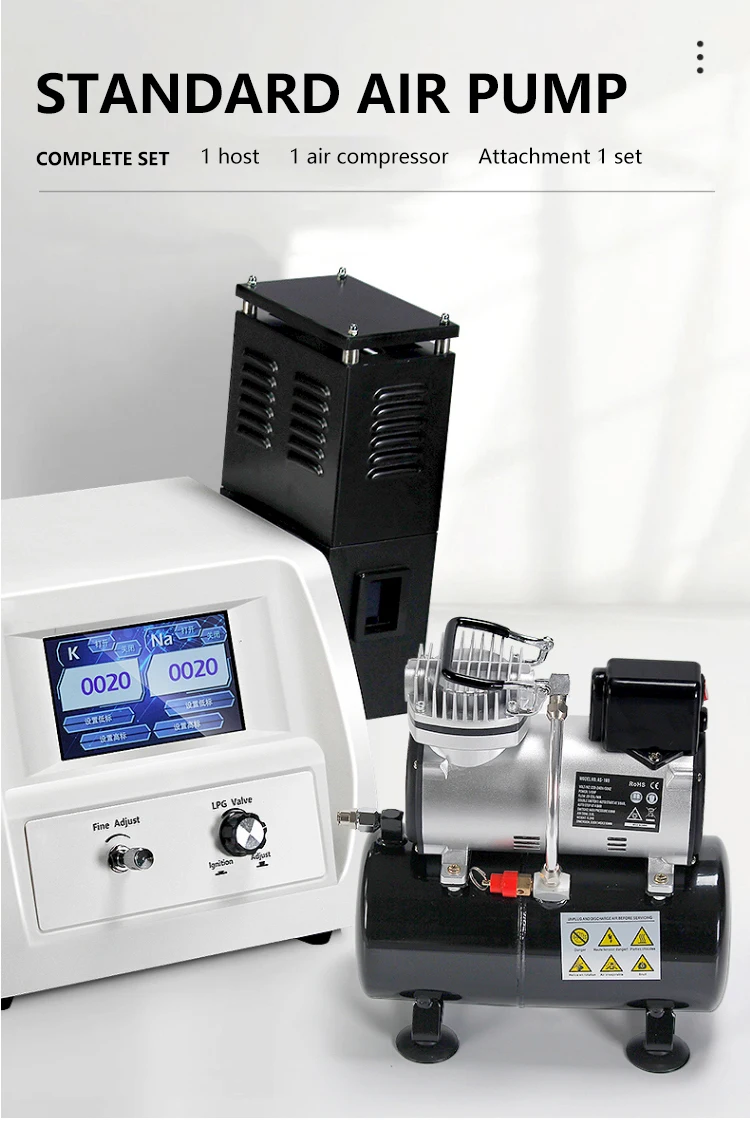 FP640 FP6410 Flame Photometer - Analyze Na, K, Li, Ca, Ba