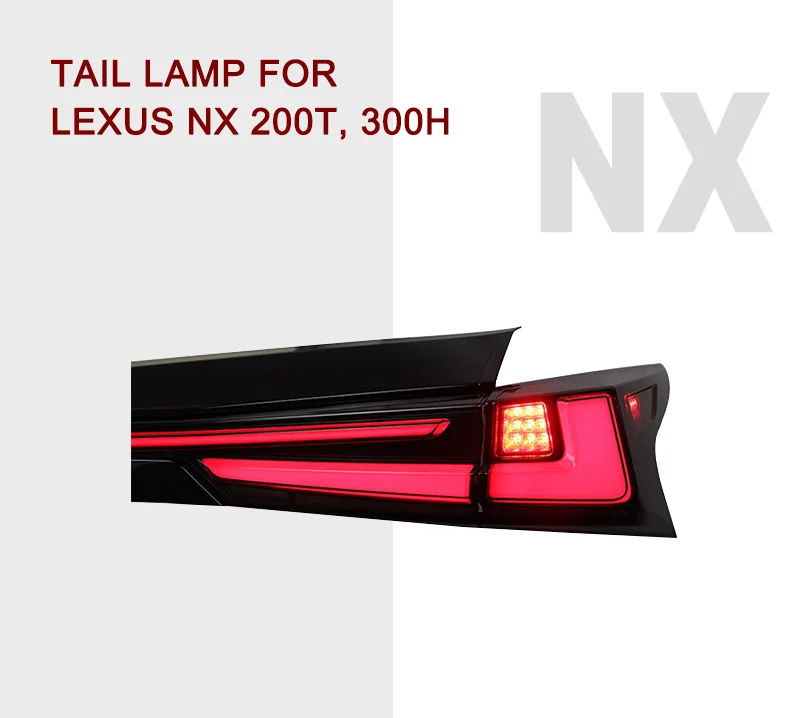 Zhengwo Led Tail Lights for Lexus NX 200T 300H 2014-2021 Start up with ...