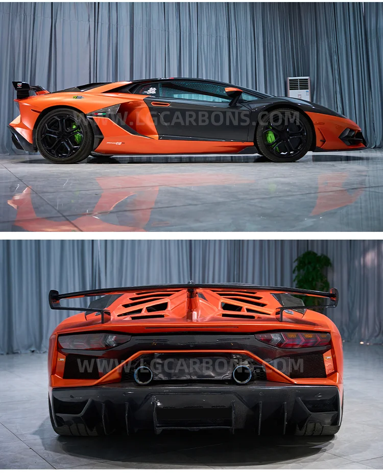 SVJ Style Bodykit for Lamborghini Aventador LP700 Upgrade SVJ Carbon ...