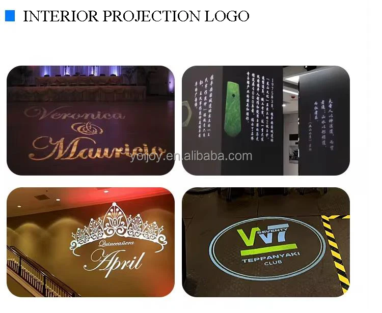 YoiJoys Customized Led Logo Gobo Projector Arrow Projector Wall Floor ...