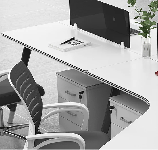 Modular Office Workstations - Efficient 5 Person Desks