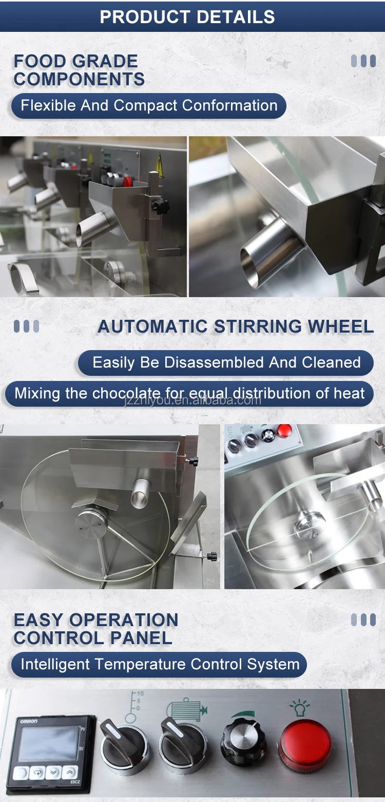 Shopping Mall Store Cocoa Butter Chocolates Tempering Machine For Usa ...