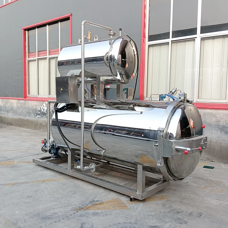 High Temperature Canned Tuna Autoclave Retort Machine Jars Tin Can ...