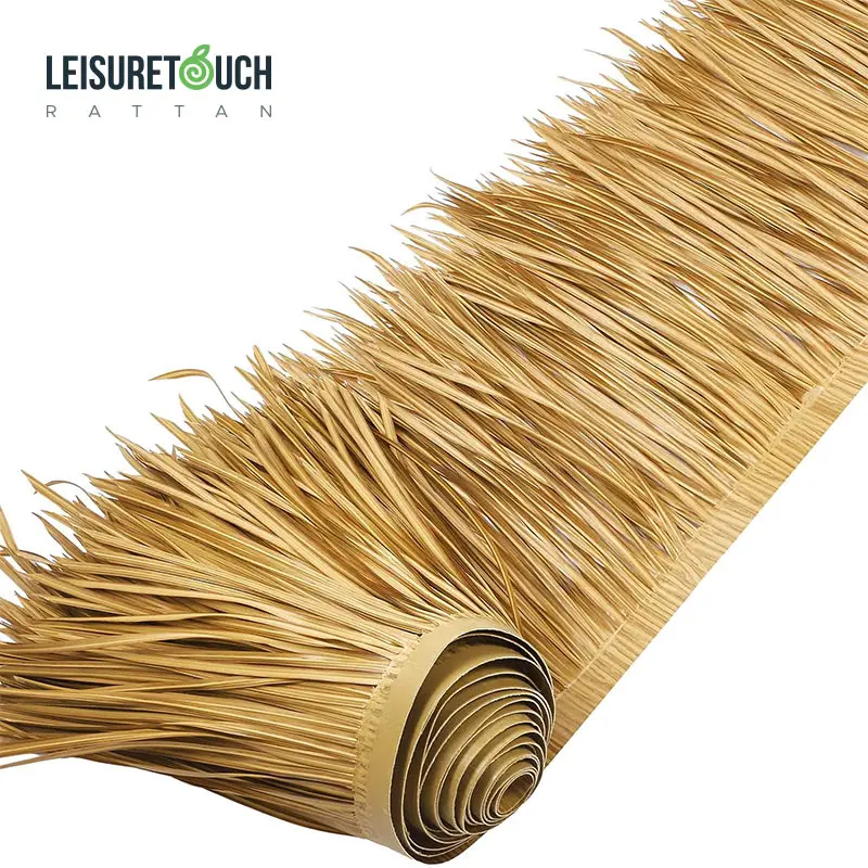Thatched Artificial Plastic Dry Waterproof Grass Uv Protected Palm ...