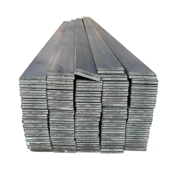 Hot Rolled Black / Galvanized Steel Flat Bar A36 Ss400 S355jr 5160 1095 ...