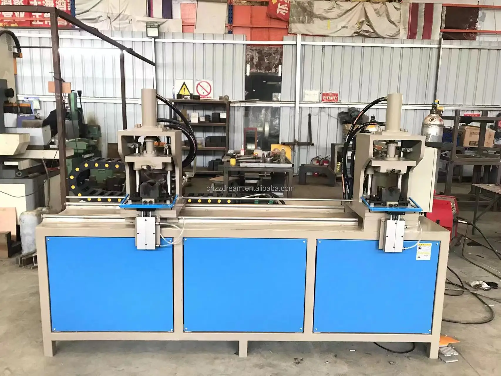 Hydraulic Angle Cutting Machine Angle Iron Cutting Machine Pipe Hole ...