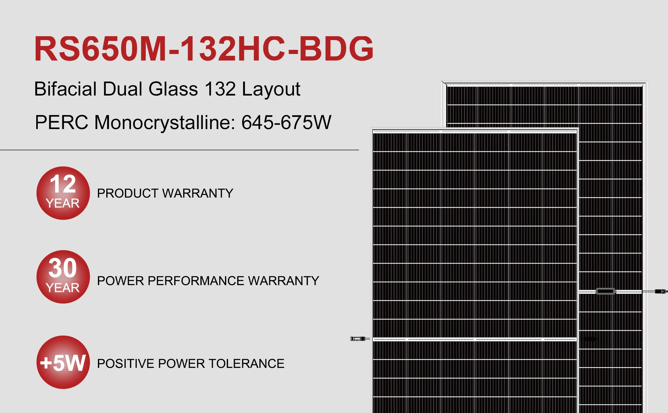 High Power Bifacial Solar Panels - Efficient Energy Solutions