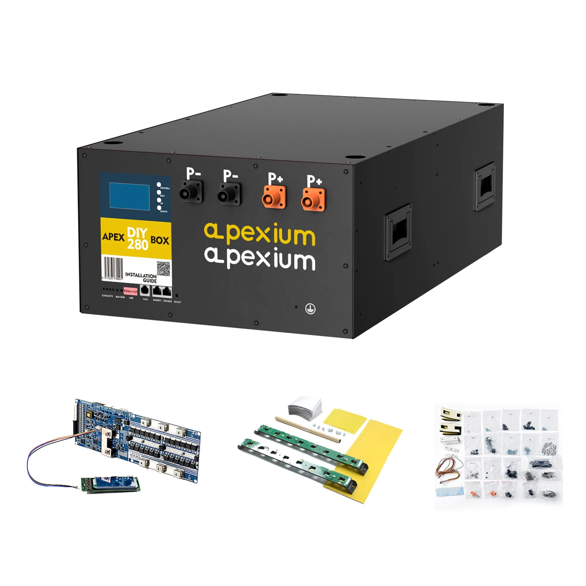 Lithium Ion Battery Diy Box 48v 16s Lf230 Apexium Diy Kits Box With ...