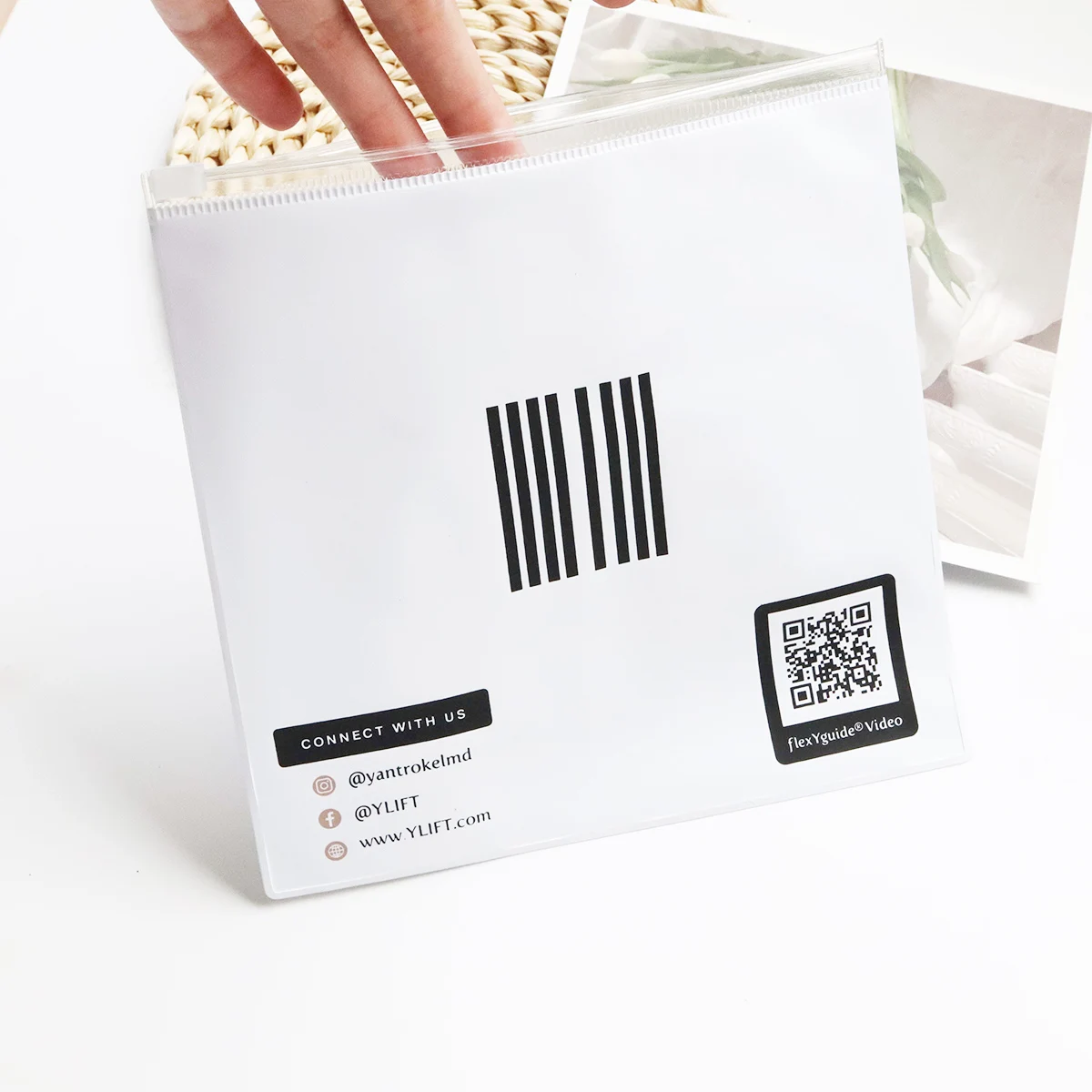 Frosted Swimwear Packaging - Custom PVC Envelope Pouch