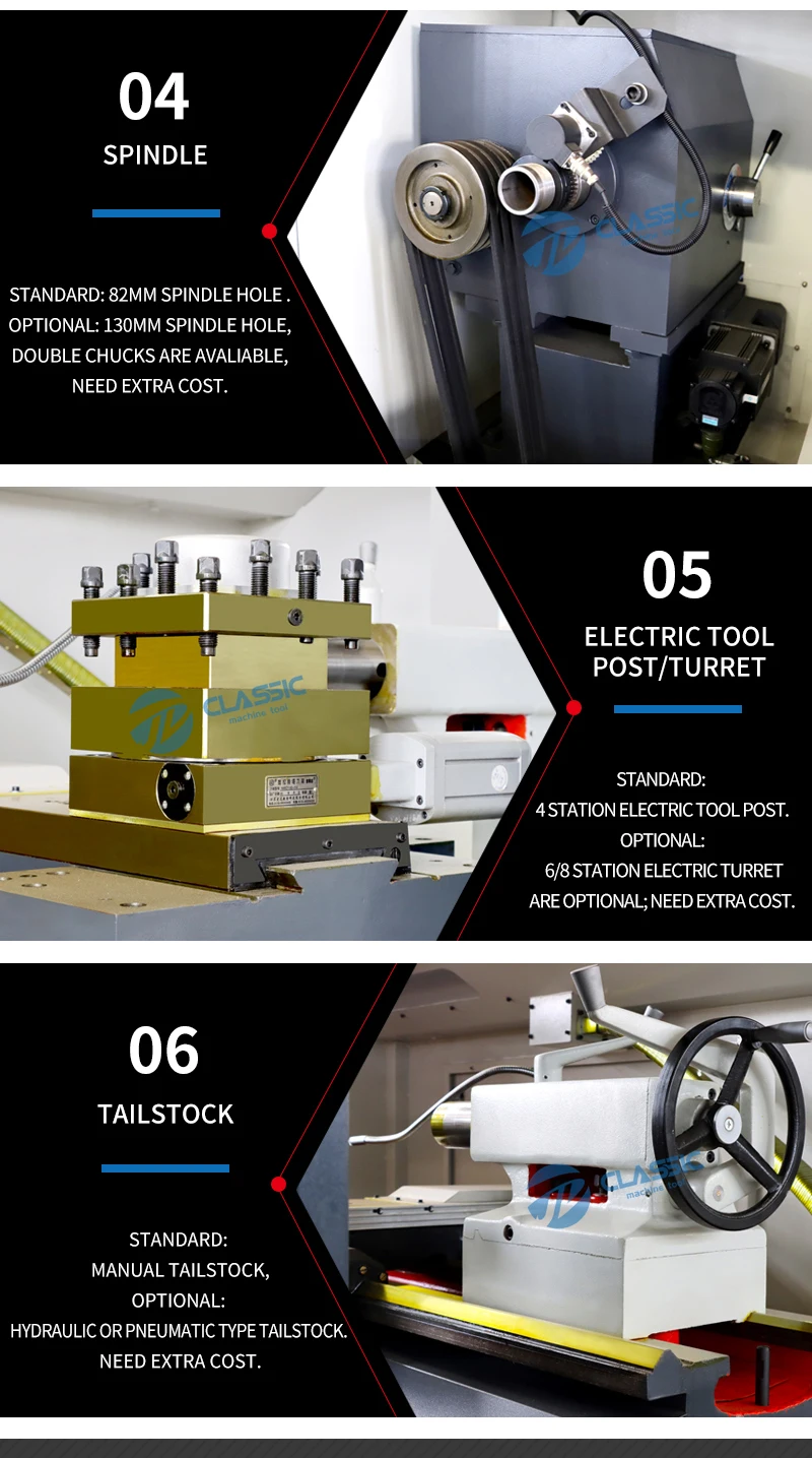 China Cnc Lathe Machine Horizontal Cak6150 Cnc Lathe For Sale - Buy Cnc Turning Lathe Machine ...