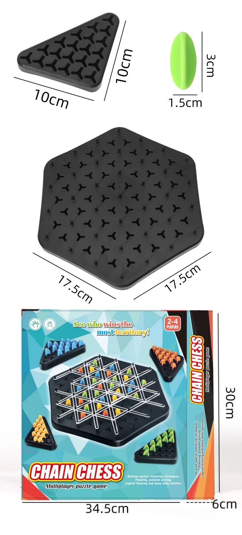 Chain Chess Game - Enhance Memory and Logical Reasoning