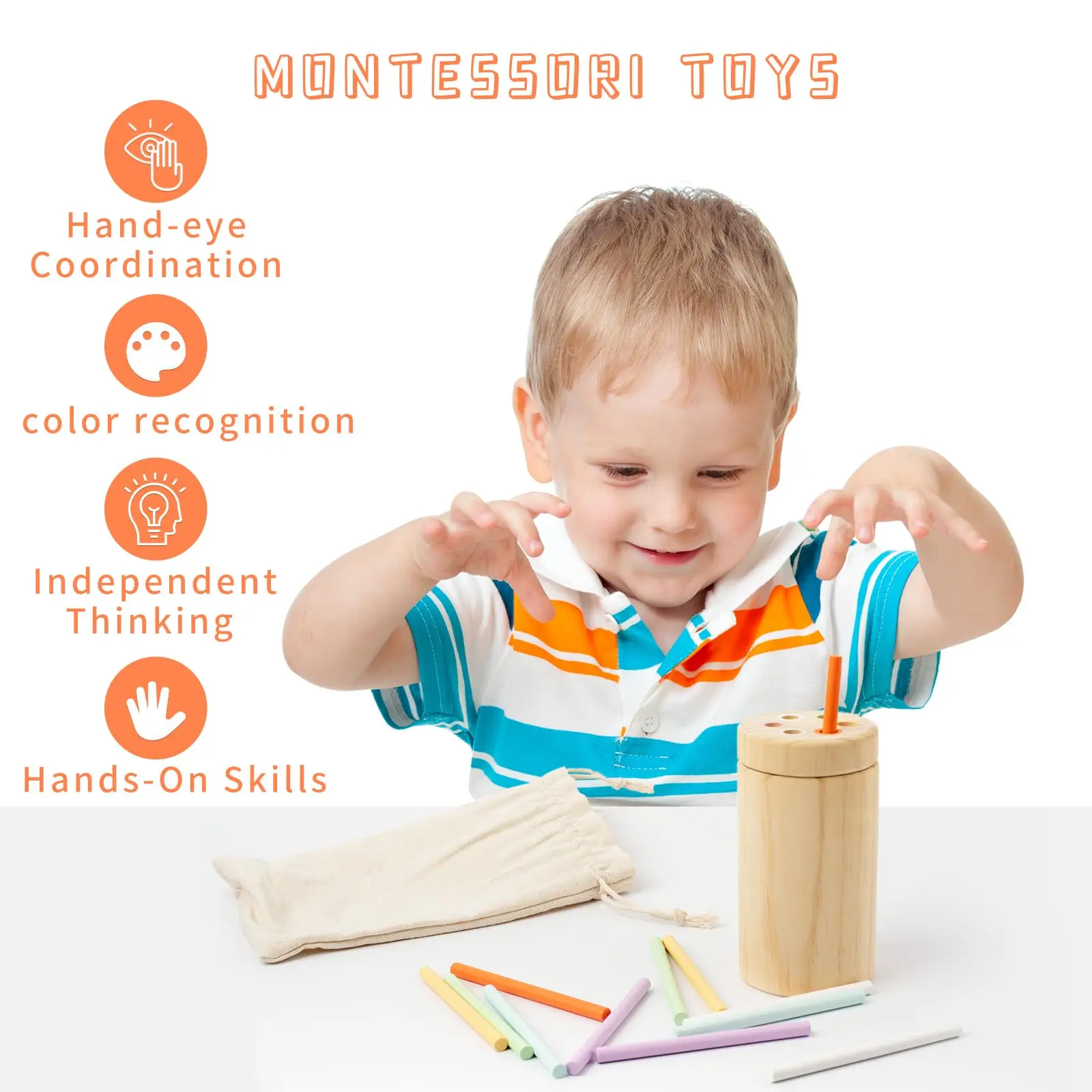 Wooden Montessori Toys - Develop Baby’s Sensory Skills