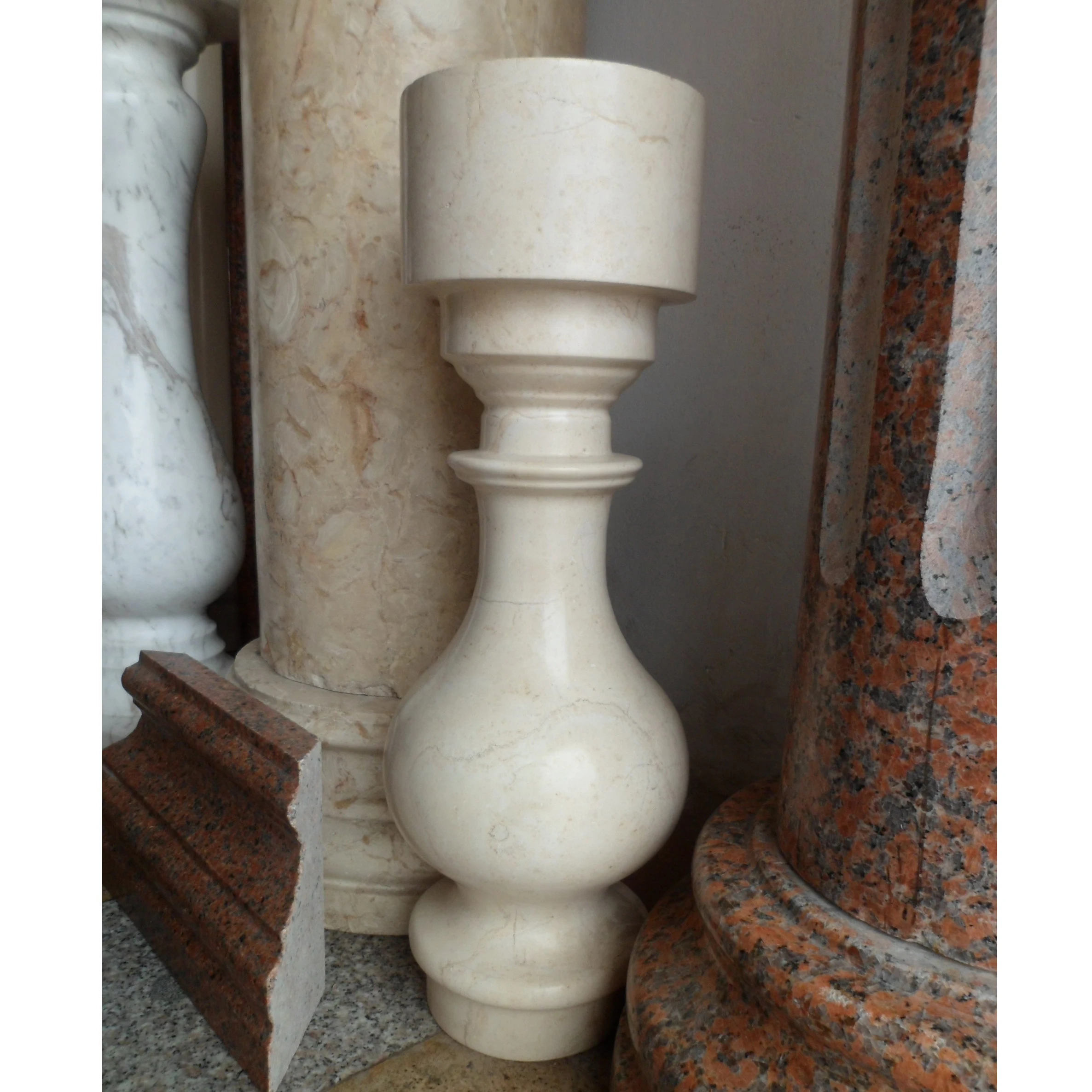 Natural Stone Railing - Durable Granite and Marble Balusters