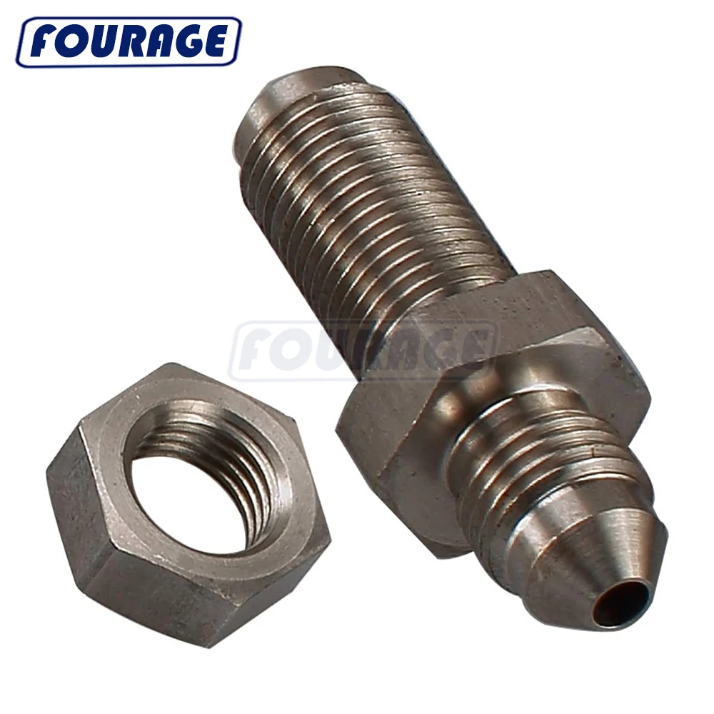 Auto Parts Stainless Steel Bulkhead Brake Fittings Straight An3 Male To ...