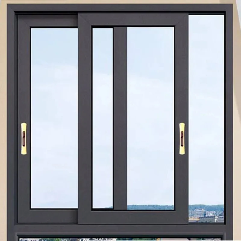 UNIFIVE Modern Iron Window Grill Design customized cheap sliding window ...