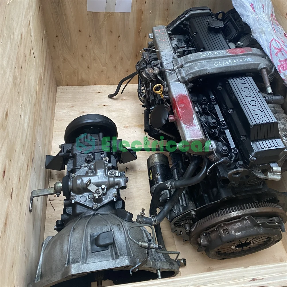 Used 1HZ Diesel Engine with Gearbox for Toyota Land Cruiser