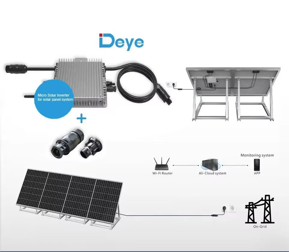 Deye Micro Inverter Sun-m60g3-eu-q0 Single Phase 2 Mppt 600w 800w 1000w ...
