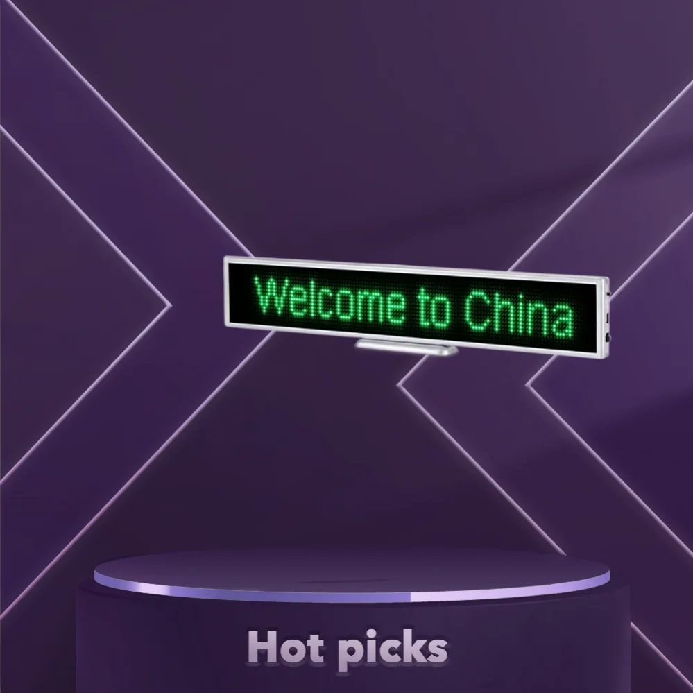 LED DESK SIGN BOARD FOR ADVERTISING MEETING! Product Show Stream 2023 ...