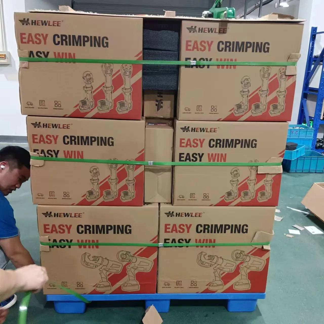 HEWLEE HZT-300 Electric Hydraulic Pliers - 50KN Crimping Power