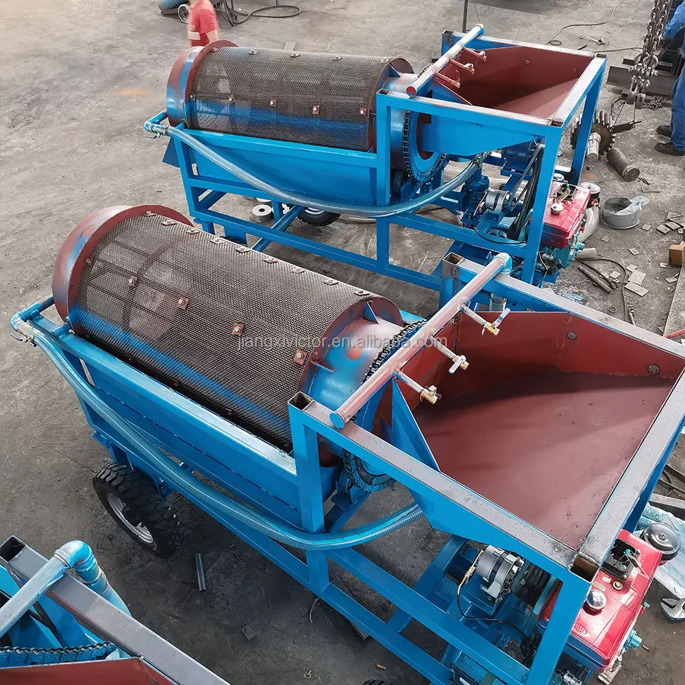 Alluvial Gold Mining Equipment Portable Trommel Wash Plant For Mineral Screening - Buy Trommel ...