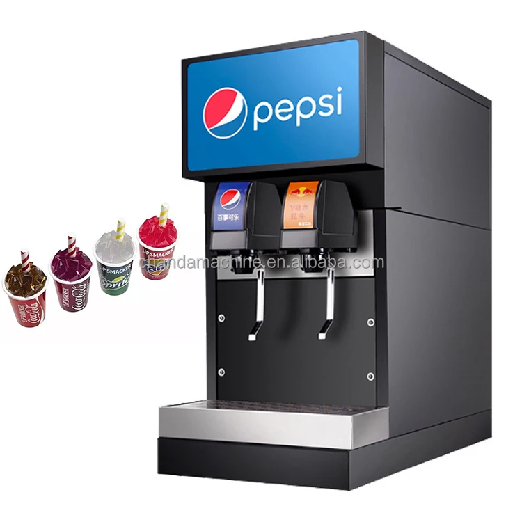 Commercial Post Mix Soda Fountain Dispenser With 5 Valves Carbonated ...