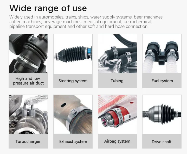 Drive Shaft Boot Crimp Clamps Stainless Steel CV Joint Boots Quick Lock ...