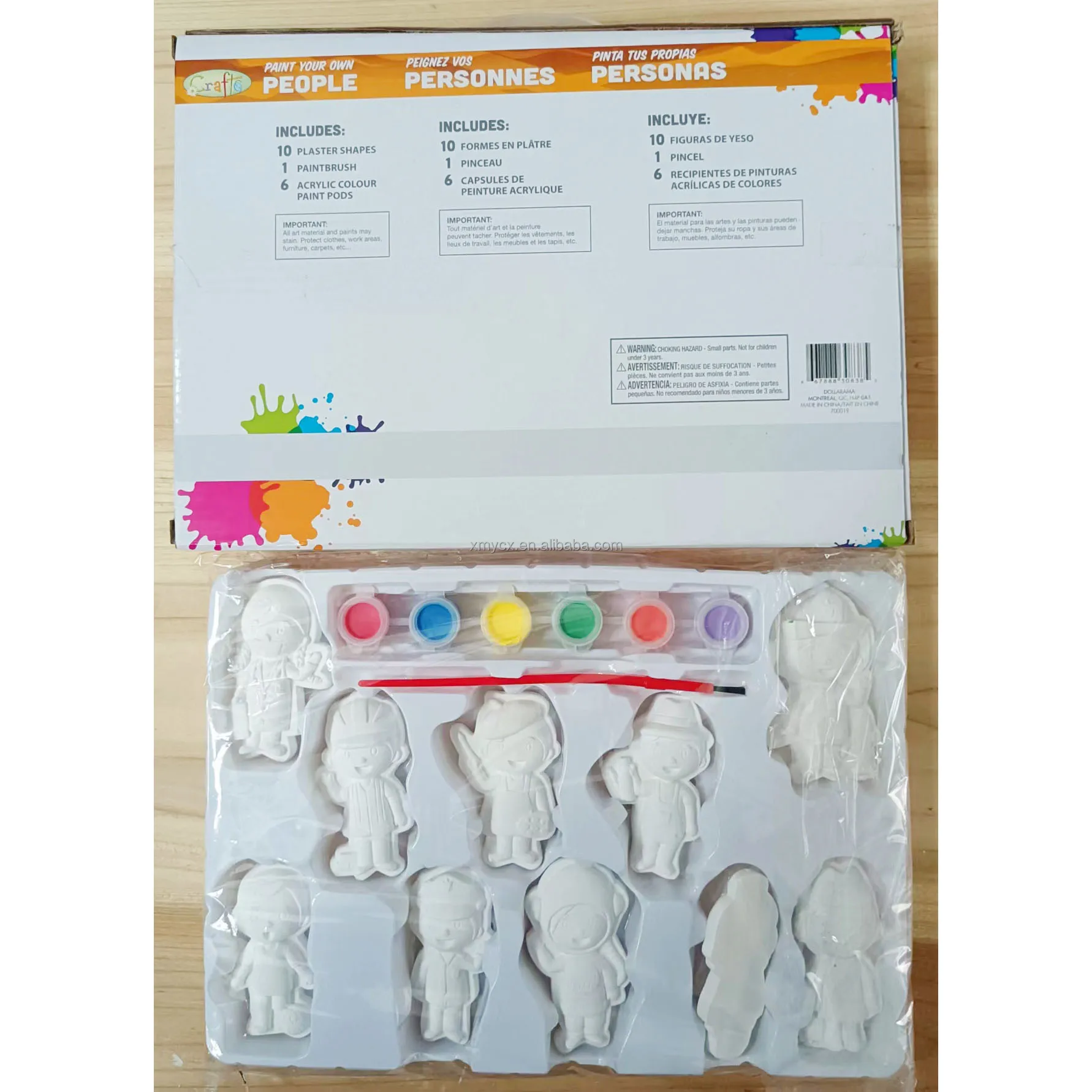 New Design DIY Animals Plaster Style Painting Set for 3 Years up Kids ...