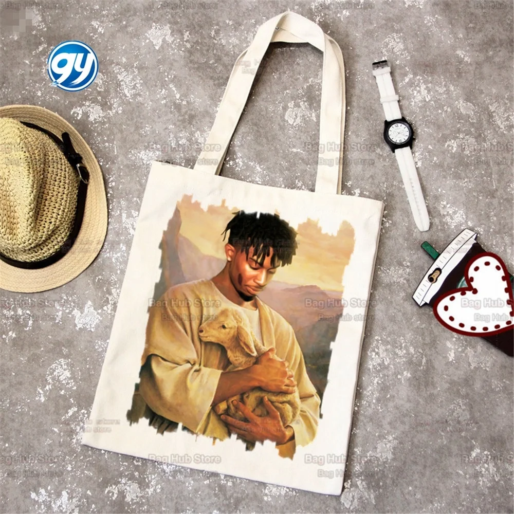 Shop Playboi Carti Music Album Red 90s Rapper Hip Hop Eco Canvas Cotton ...