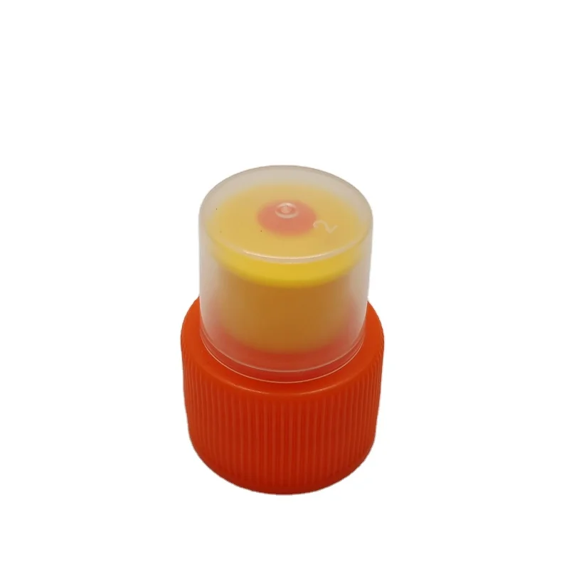 Universal Plastic Screw Cover - Non Spill Push Pull Cap