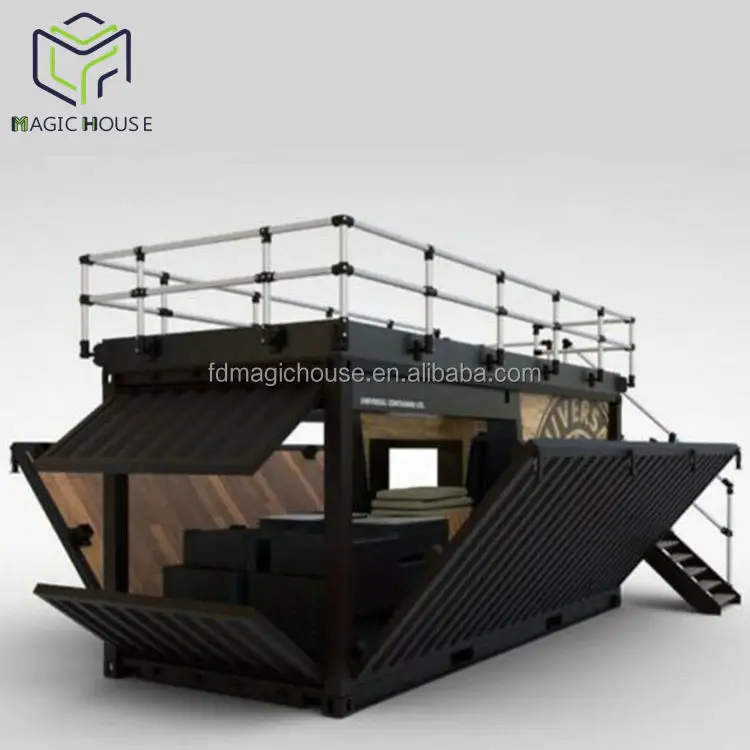 Factory Prices Customizable Modular Container Cafe with Terrace - Ideal ...