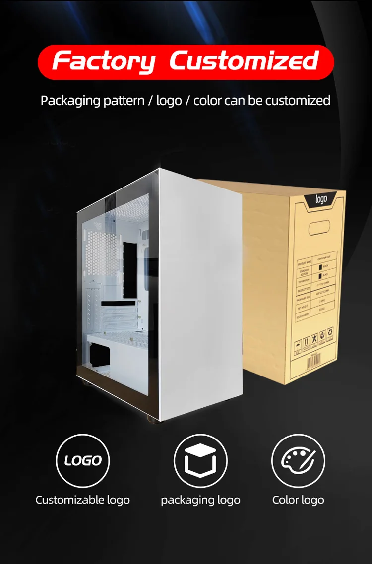 China Cheap Atx Cabinet Computer Case Vertical Office Computer Box Cpu ...