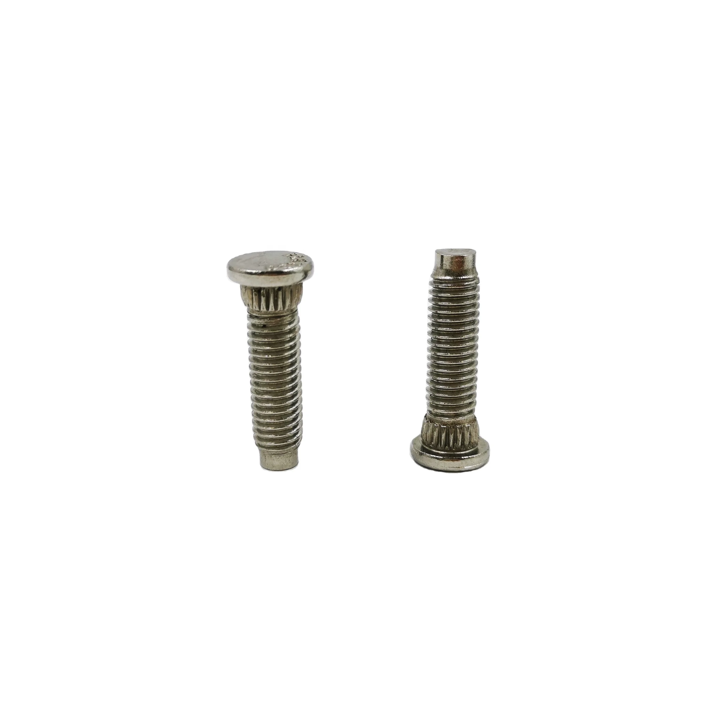 Stainless Steel Serrated Wheel Hub Stud Wheel Lug Studs With Knurling ...
