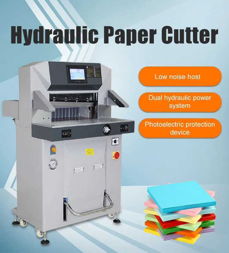 520mm Hydraulic Paper Cutting Machine - Easy & Safe Operation