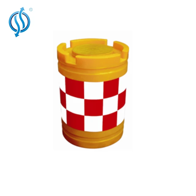Crash Bucket Warning 820mm Height Plastic Anti-collision Crash Barrier ...