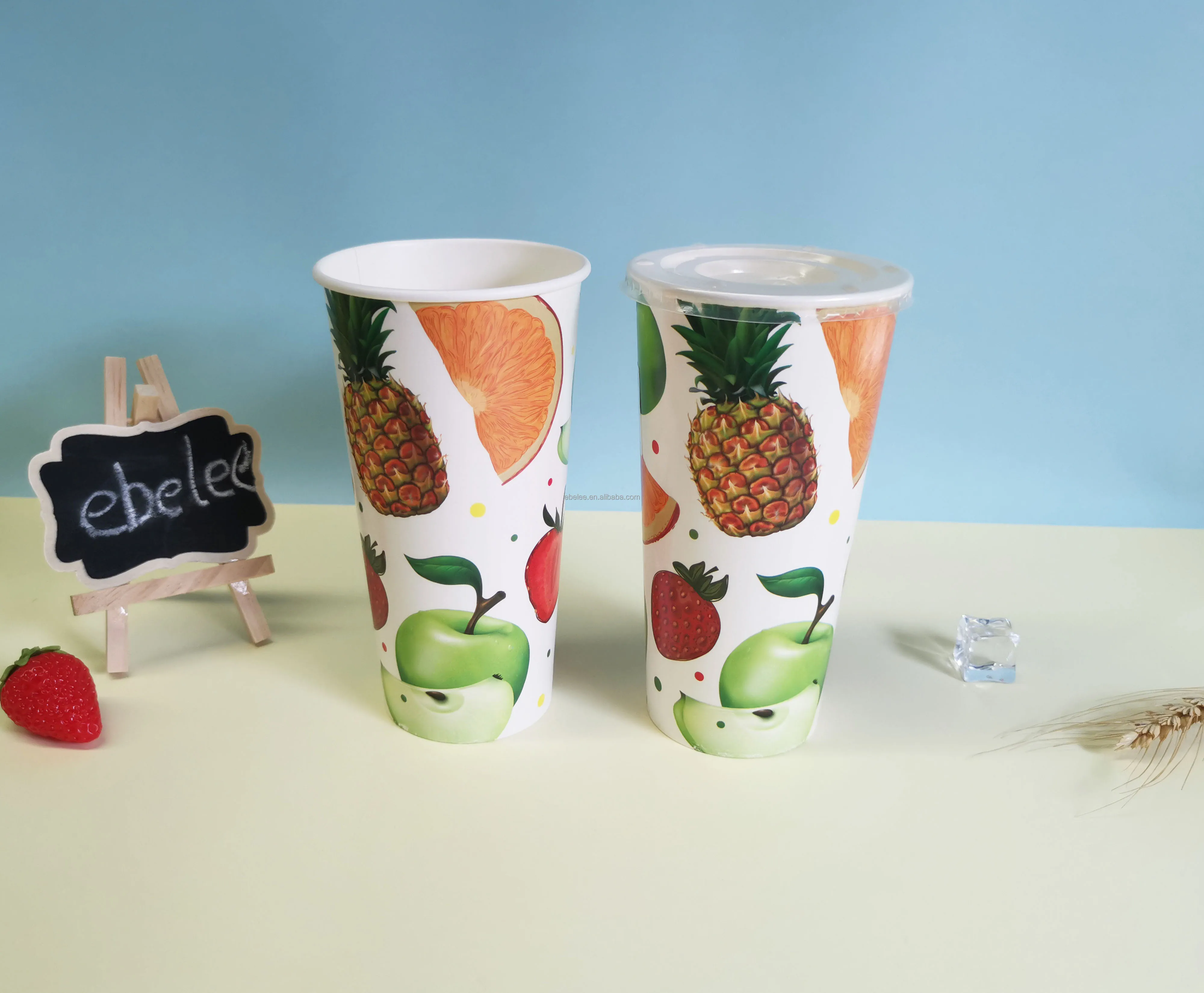 Wholesale Milk Tea Disposable Paper Drink Cups Manufacture - Buy Paper ...