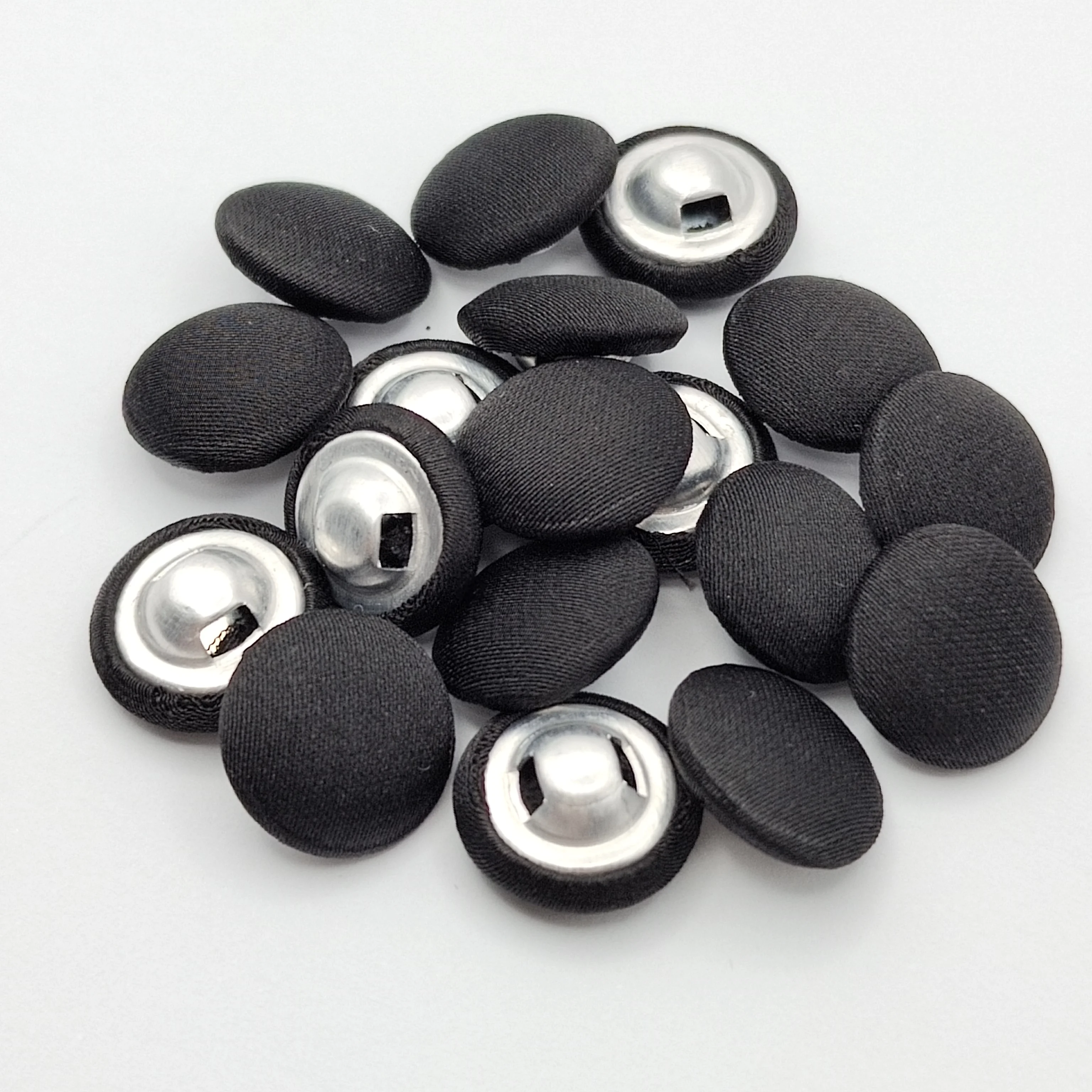 Satin Fabric Covered Square Fabric Cover Button - Buy Satin Fabric ...