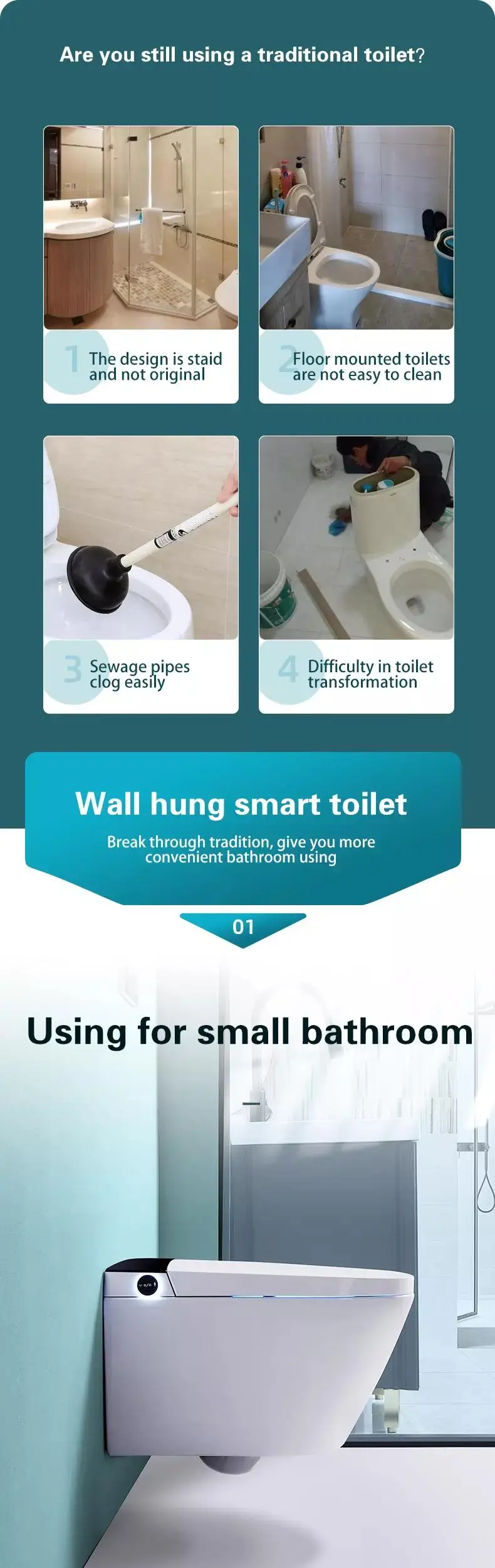 Watermark Electric Wc Foot Sensor Automatic Bidet Flush Bathroom Wall ...