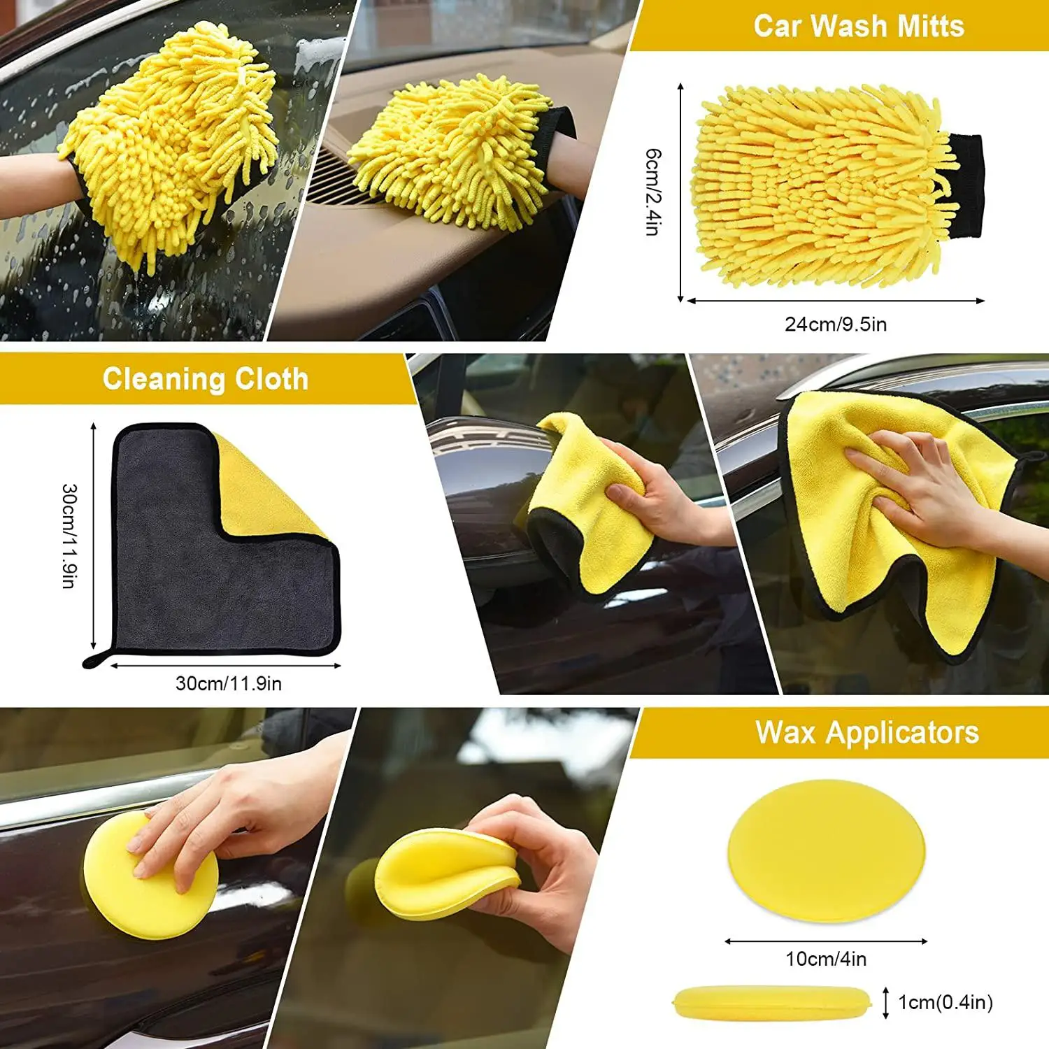 Zhenda Whole Set Customized Color Car Cleaning Kit High Quality ...