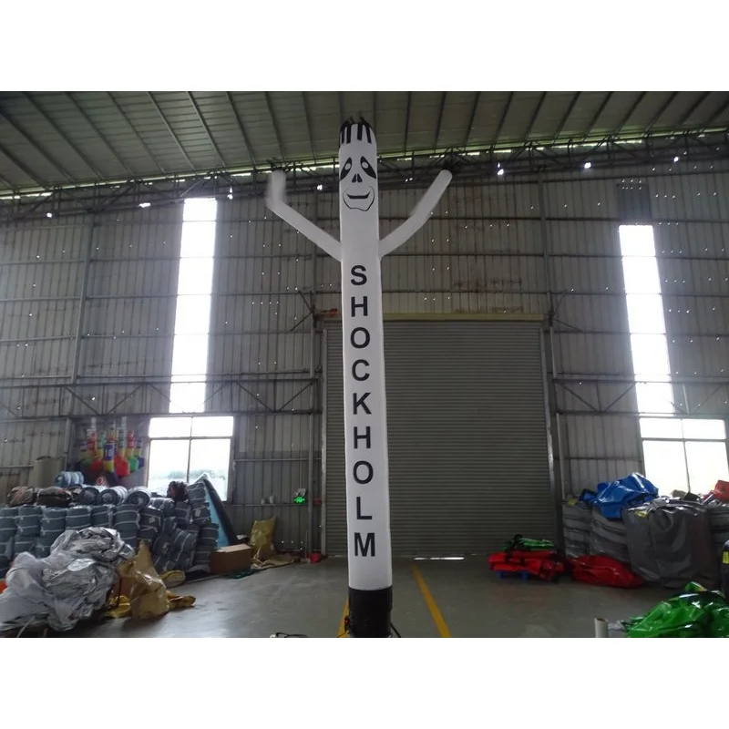 20ft White Tube Man Advertising Inflatable Air Wave Dancer Outdoor ...