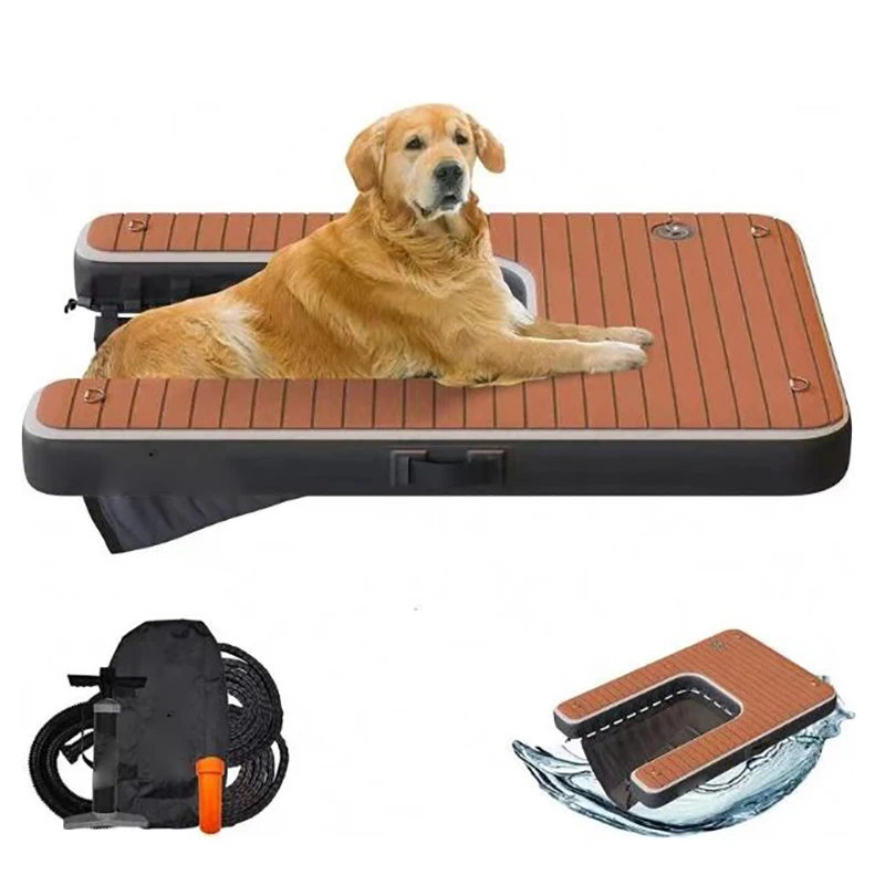 Custom Dogs Water Play Inflatable Pup Plank Dog Ramp Pet Ramp Plank ...