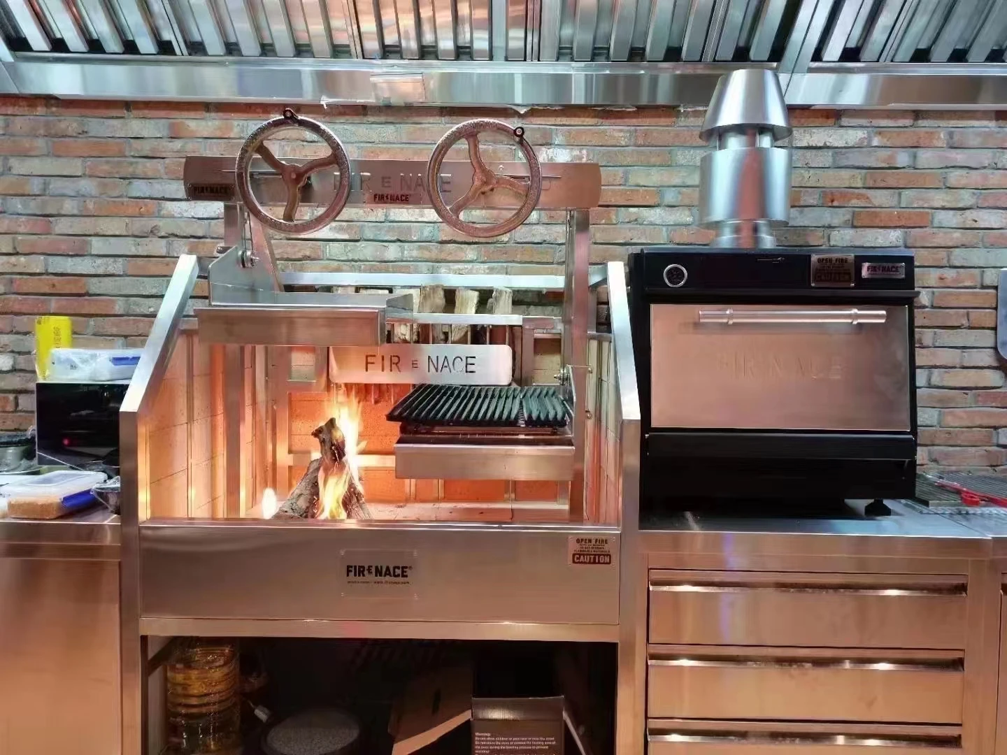 Built-in Gaucho Asado Stainless Steel Parrilla Brasero Argentinian ...