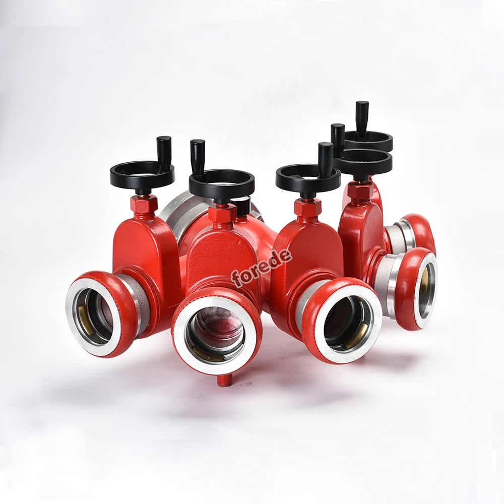 Forede Fire Hose Dividing Breeching Hose Splitter 5 Way For Fire ...