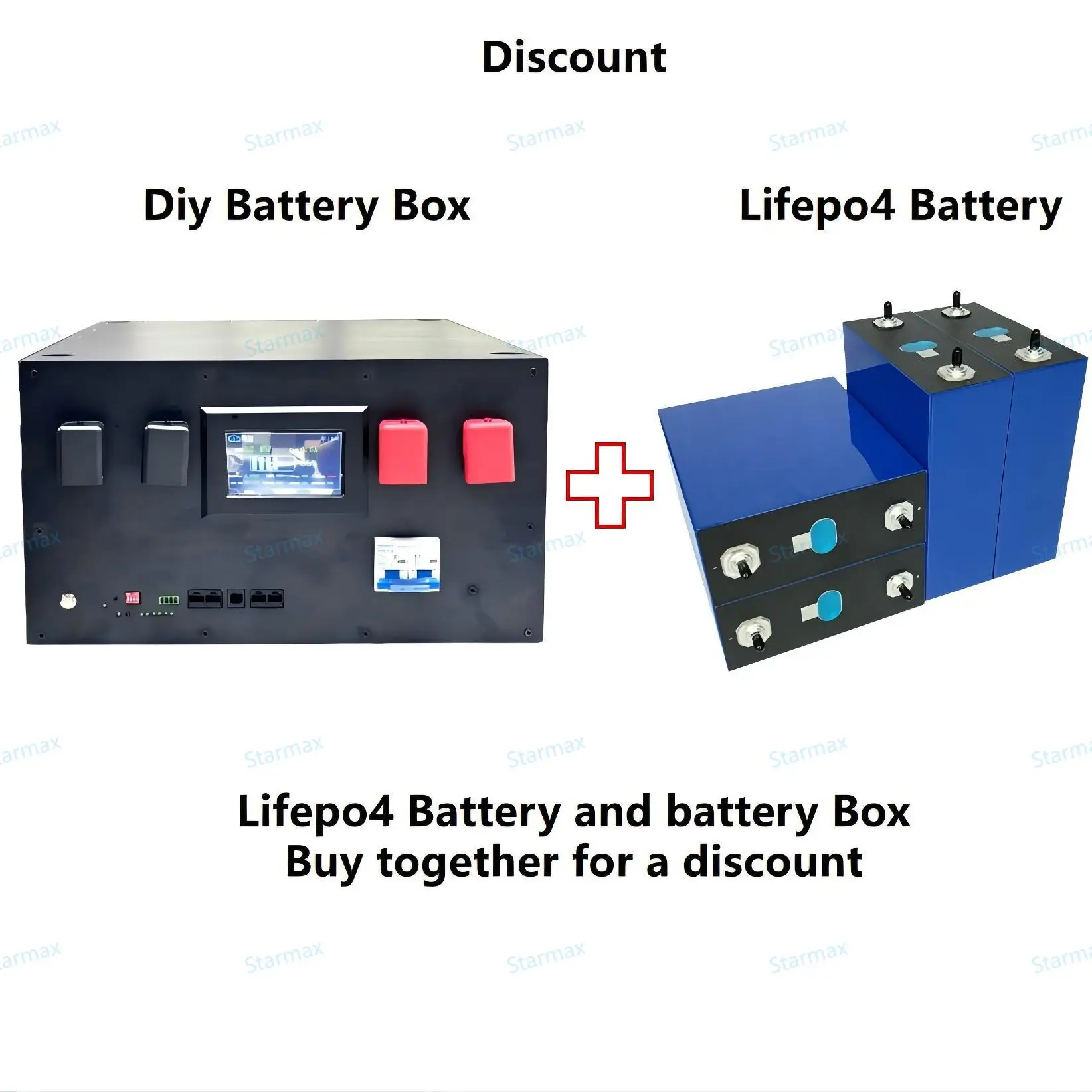 Starmax 10000 Cycle Life Hithium 3.2V 280ah Lifepo4 Battery