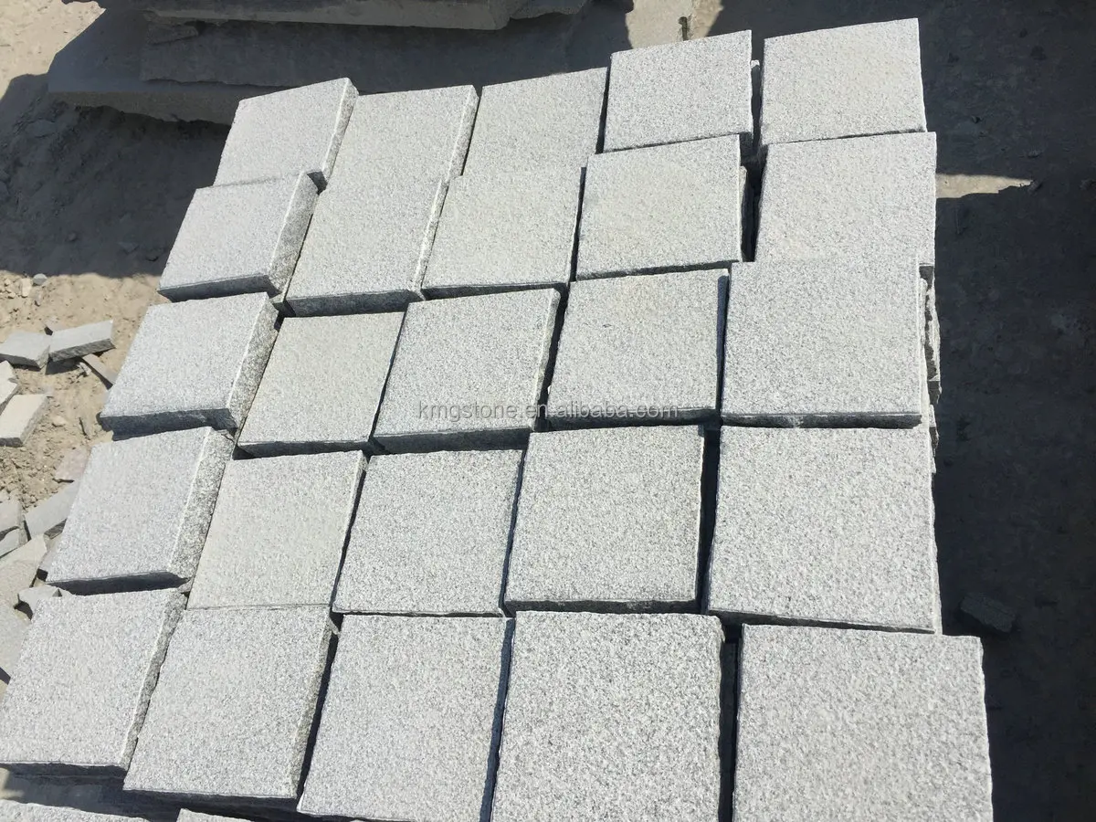 Natural Grey Granite Veneer Curbstone Paving Stone For Outdoor Use ...